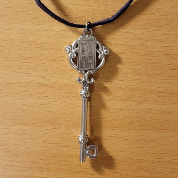 Doctor Who | Jewelry | Doctor Who Key With Tardisengland Flag Necklace ...